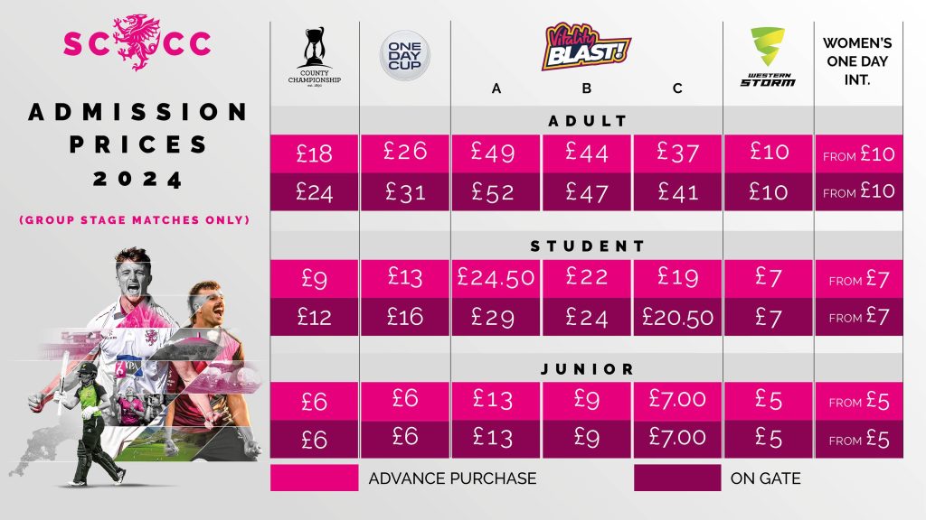 2024 tickets: Everything you need to know - Somerset