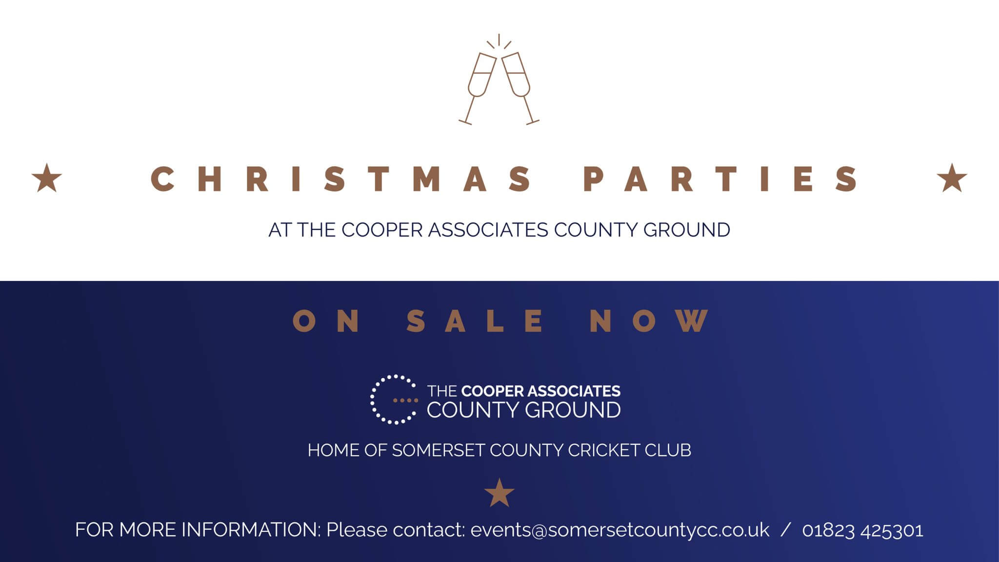 Limited availability for Christmas Party Nights - Somerset