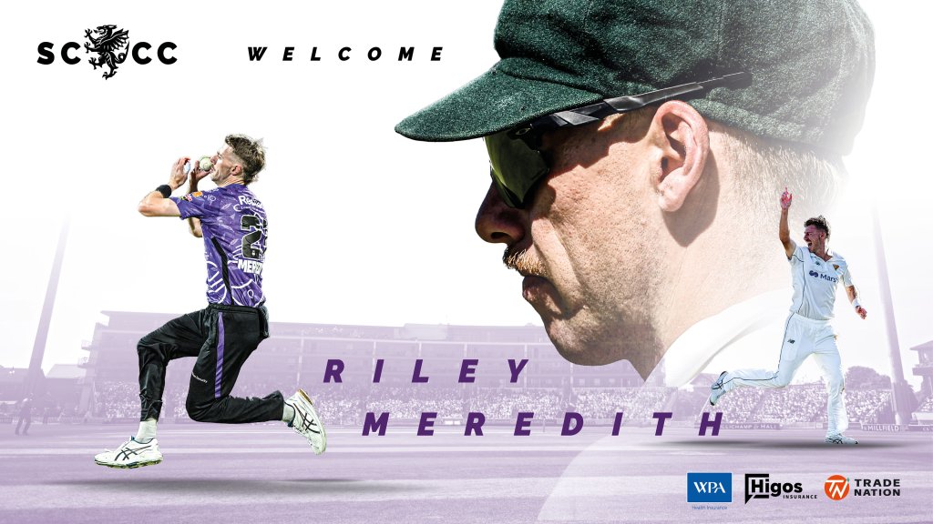 Somerset sign Riley Meredith - Somerset