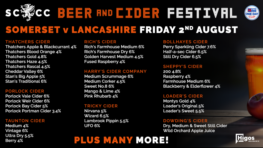 2024 FESTIVAL BEERS AND CIDERS ANNOUNCED - Somerset