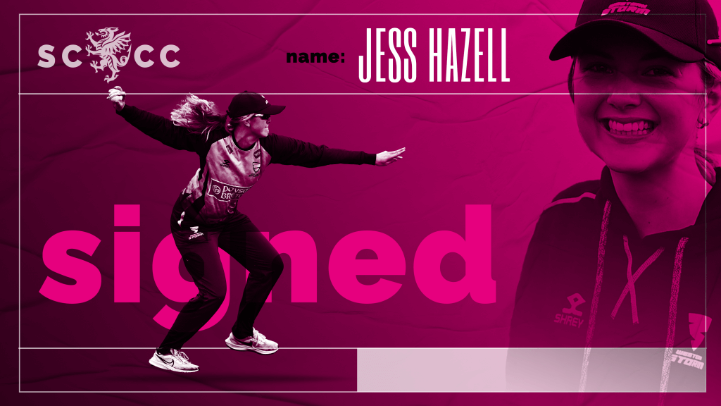 Somerset sign Jess Hazell - Somerset