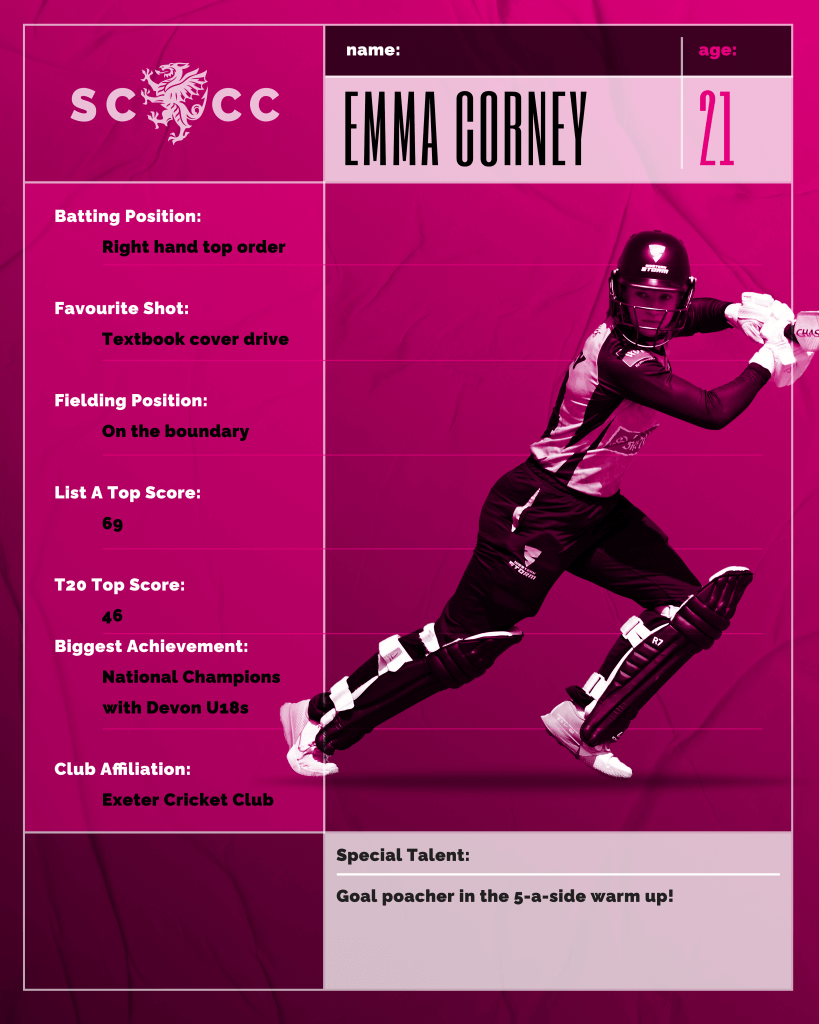 Emma Corney Signs for Somerset - Somerset