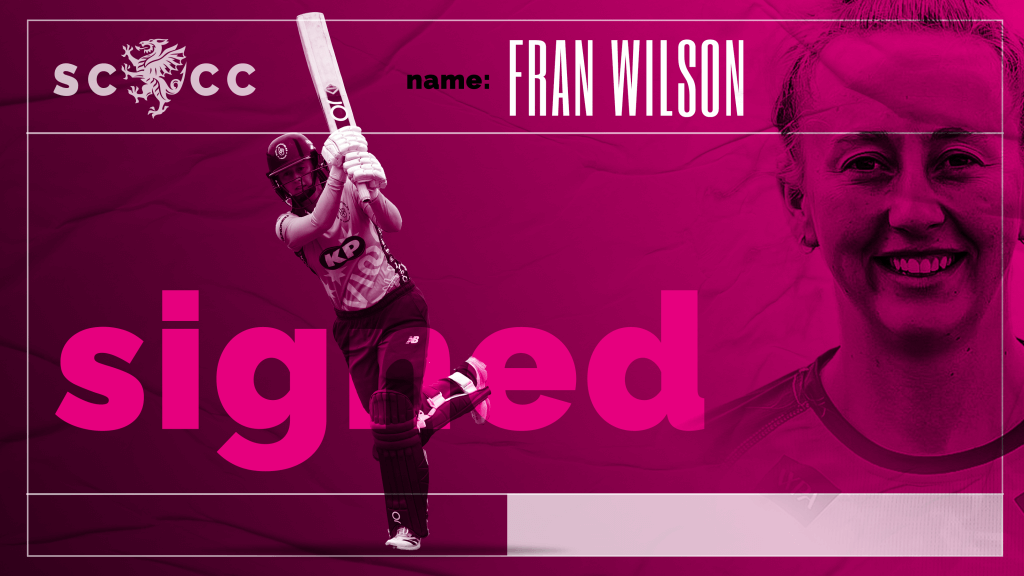 Fran Wilson returns to Somerset - Somerset