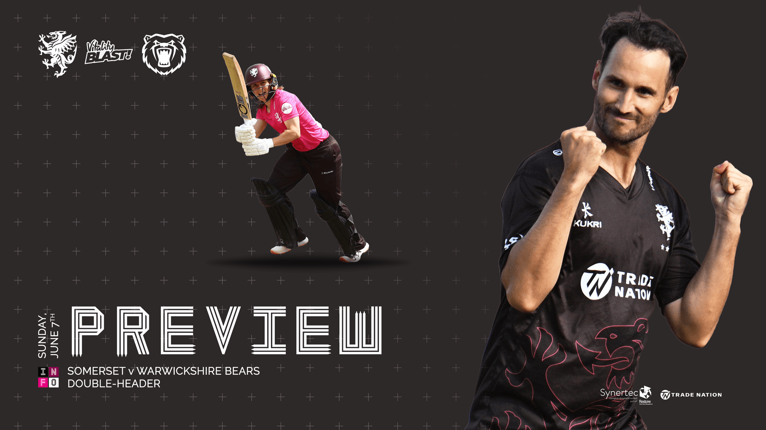 Vitality Blast Double Header Preview: Somerset v Warwickshire Bears ...