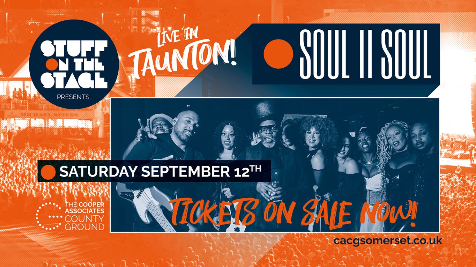 Soul II Soul Headline Stuff on the Stage - Somerset